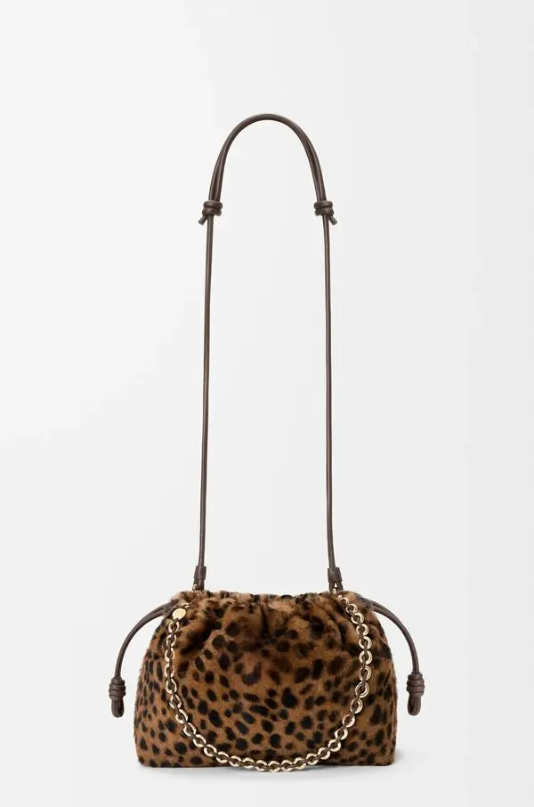 Loewe Leopard Chain Clutch Bag