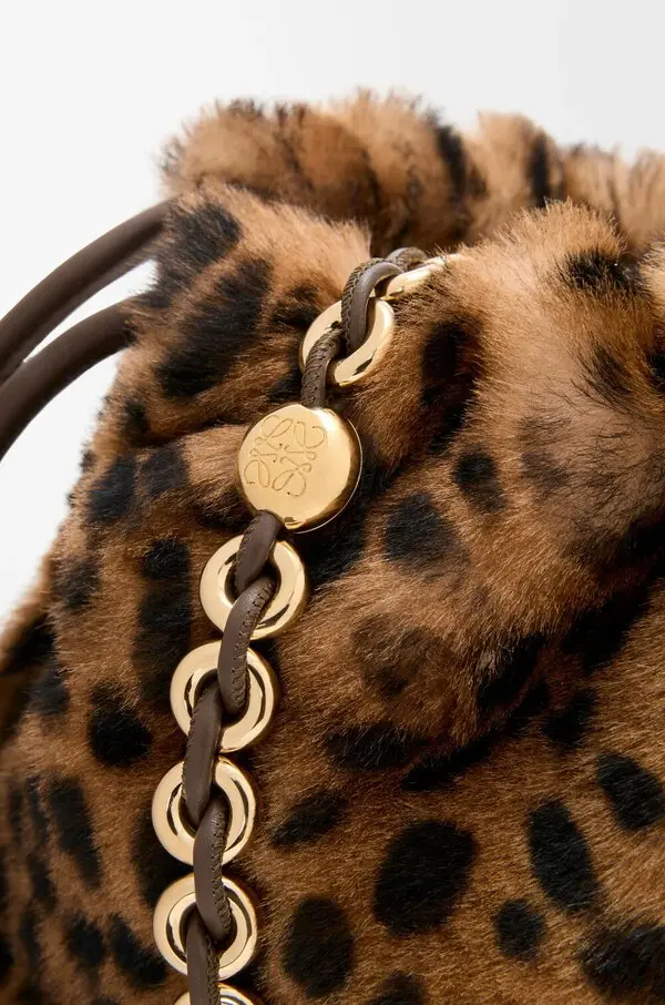 Loewe Leopard Chain Clutch Bag