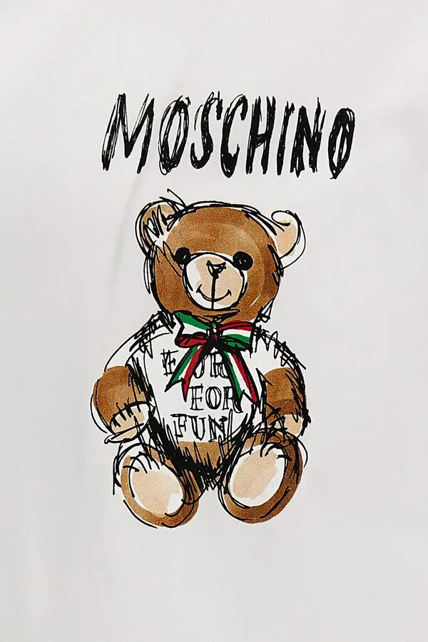 Moschino Teddy Bear Printed Crewneck T-shirt