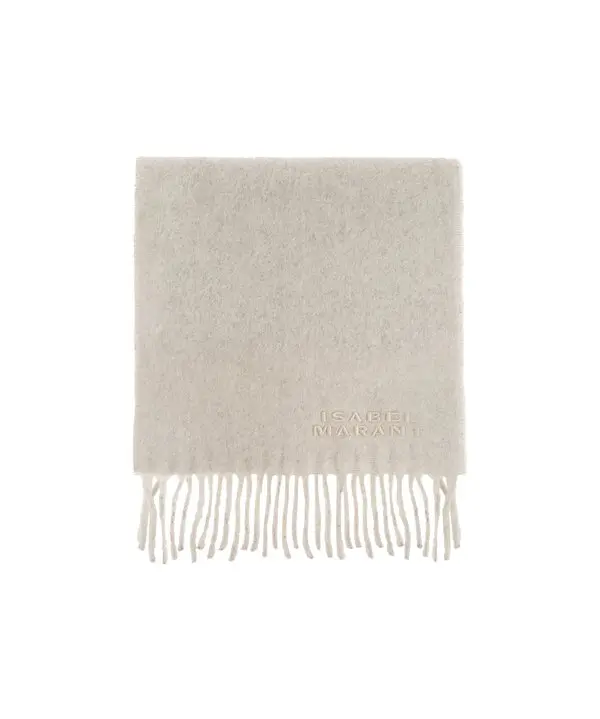 Isabel Marant Étoile Firny Fringed Scarf - Nude