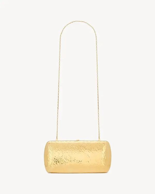 Saint Laurent Evening Logo Plaque Clutch Bag