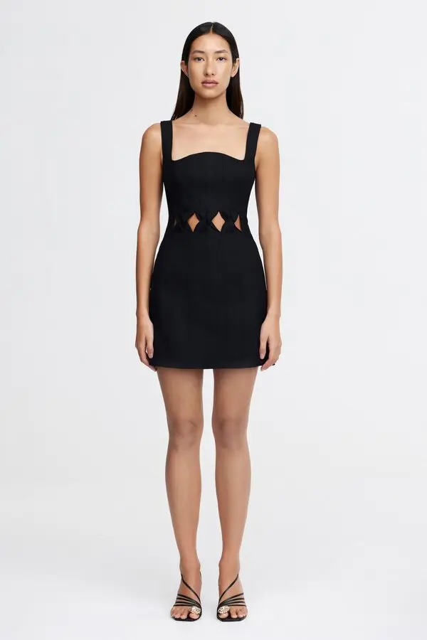 Acler Newbewick Mini Dress - Black
