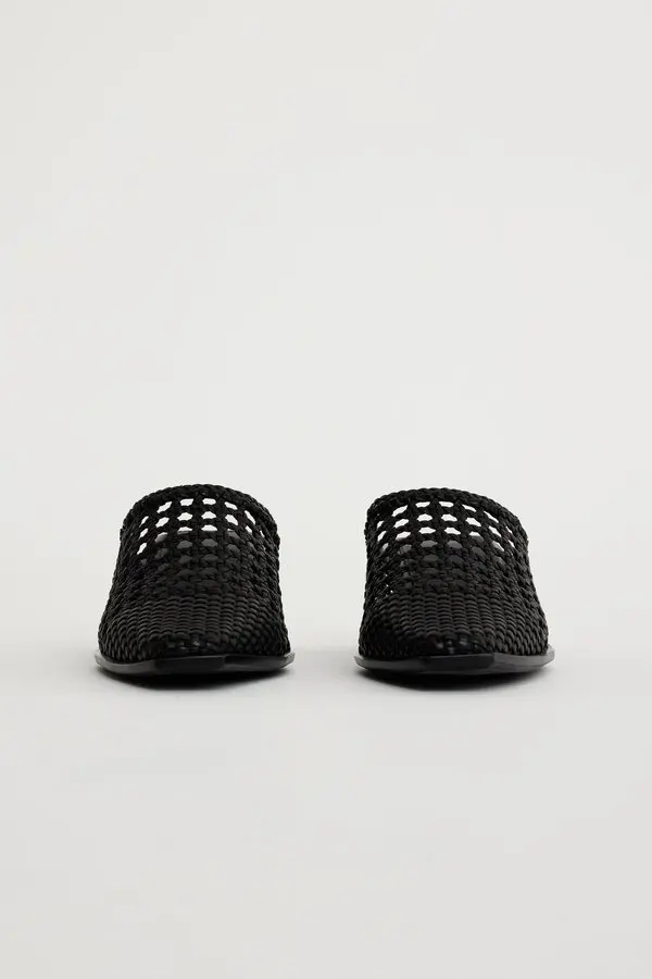 Acler Basketown Mule With Hand-woven Upper