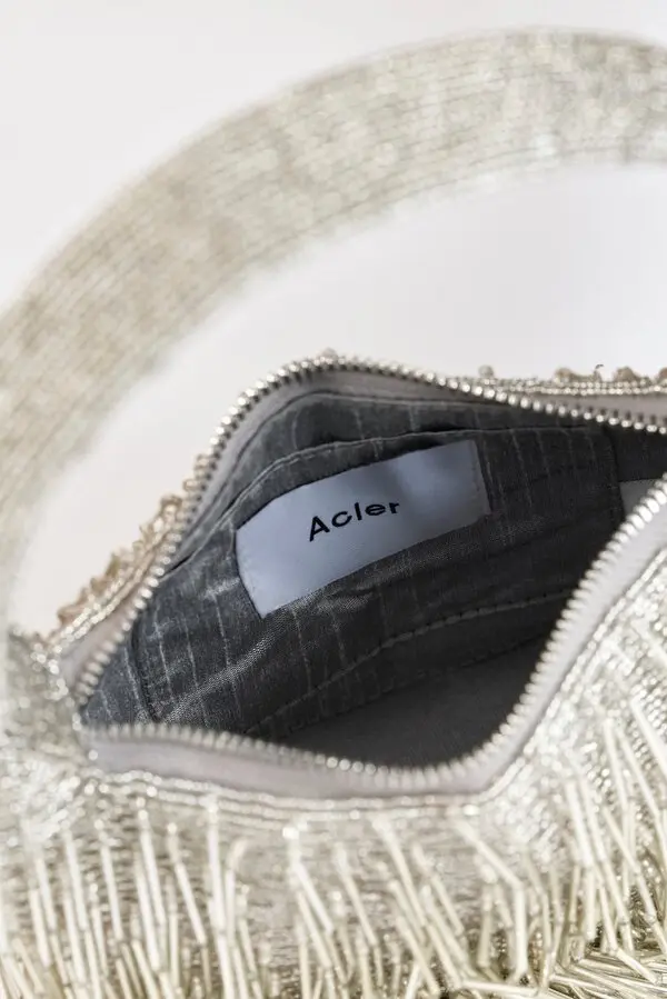 Acler Beaded Fringe Bag