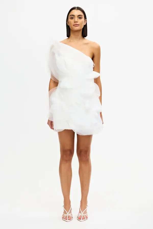 Acler Cotwall Mini Dress - Ivory
