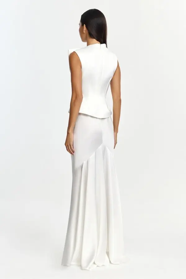 Acler Sculptural Satin Gown