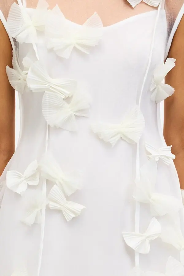 Acler Croanford Mini Dress With 3d Appliqués