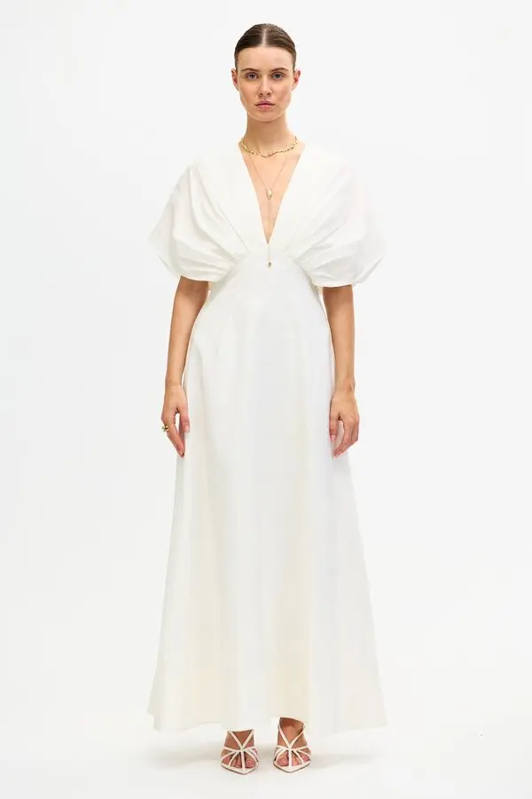 Acler Glamorgan Maxi Dress - Ivory