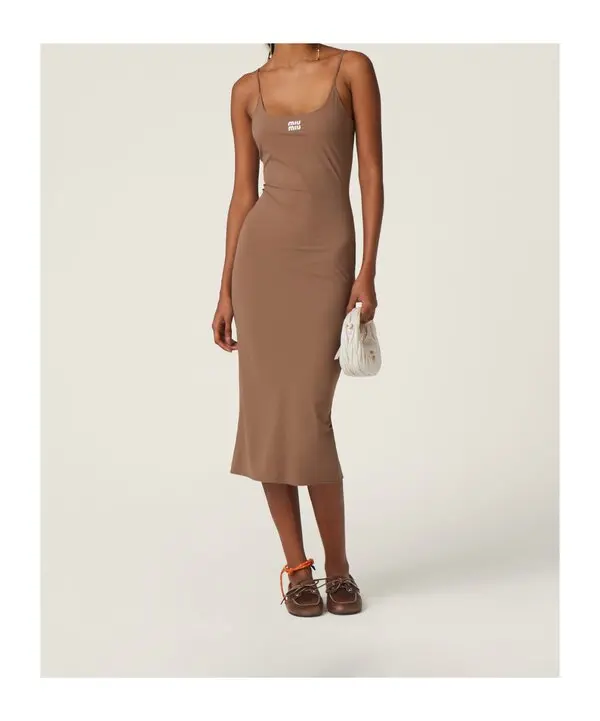 Miu Miu Stretch Jersey Dress
