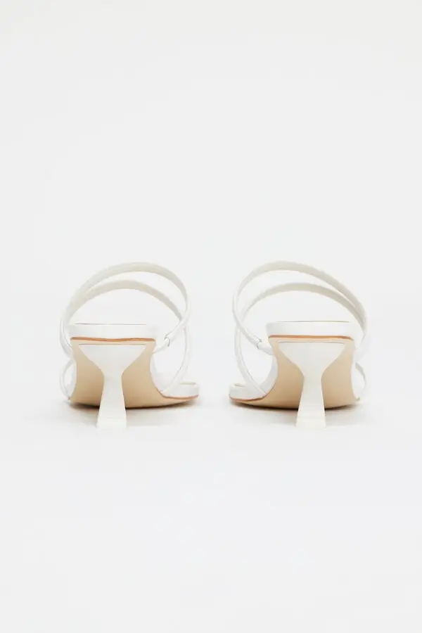 Acler Gateside Low Heel Sandals - Ivory