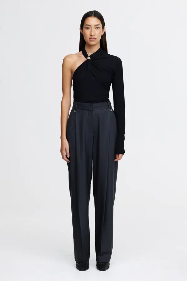 Acler Newbewick Pant - Charcoal