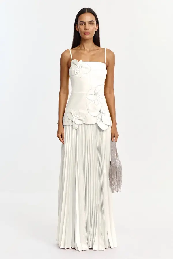 Acler Avision Maxi Dress - Ivory