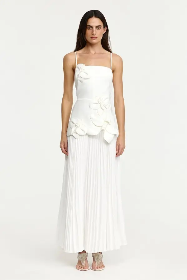 Acler Avision Maxi Dress - Ivory