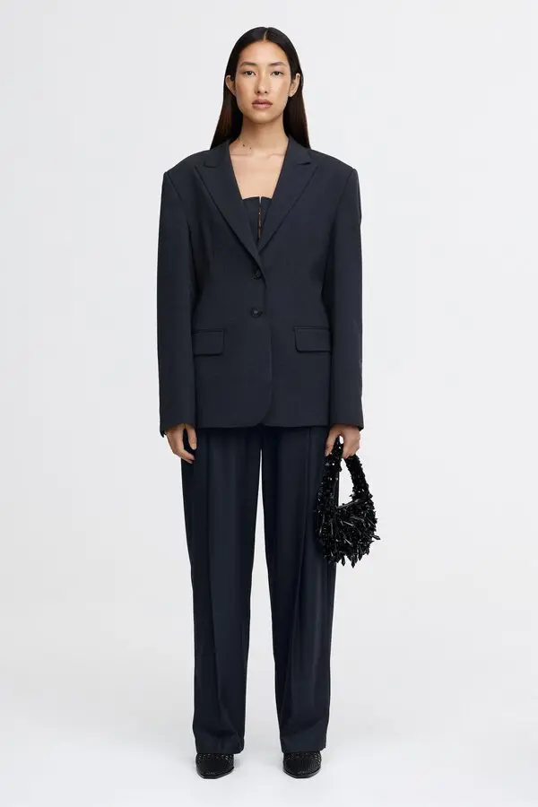 Acler Croxby Jacket - Charcoal