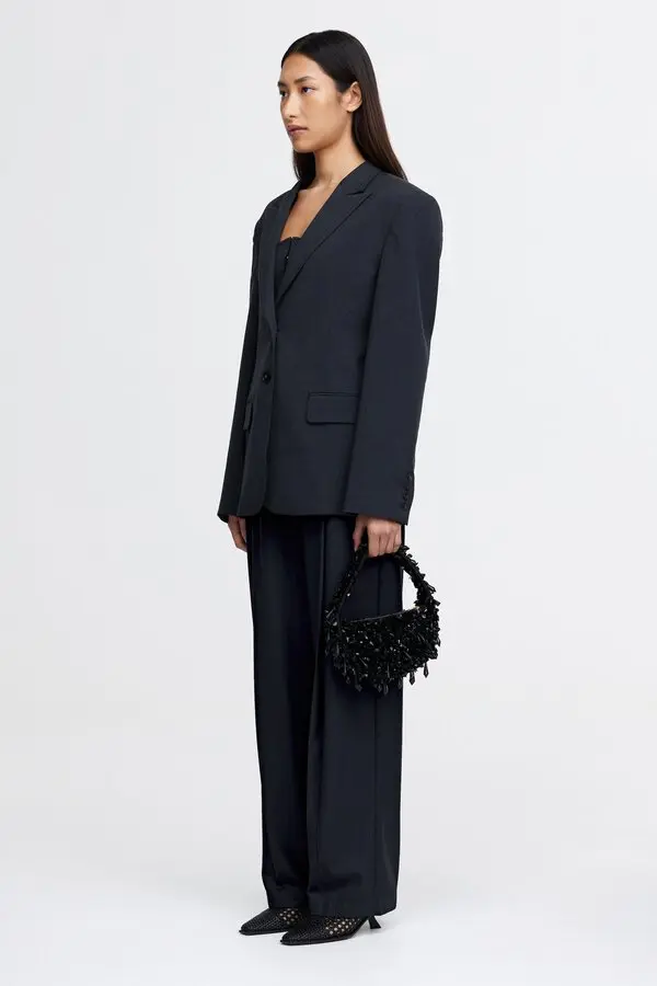 Acler Croxby Jacket - Charcoal