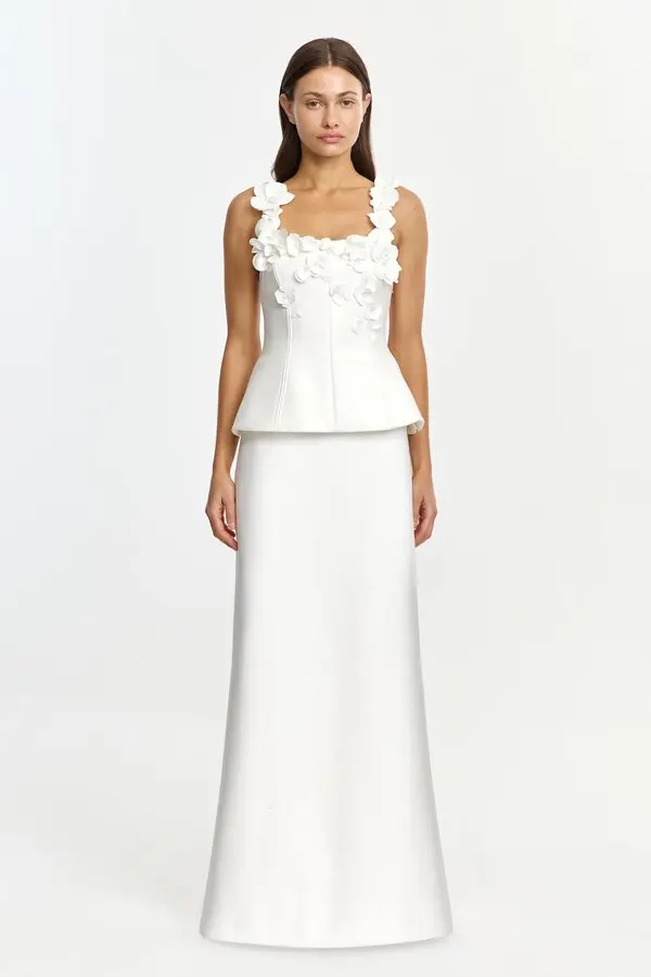 Acler Owena Maxi Dress - Ivory