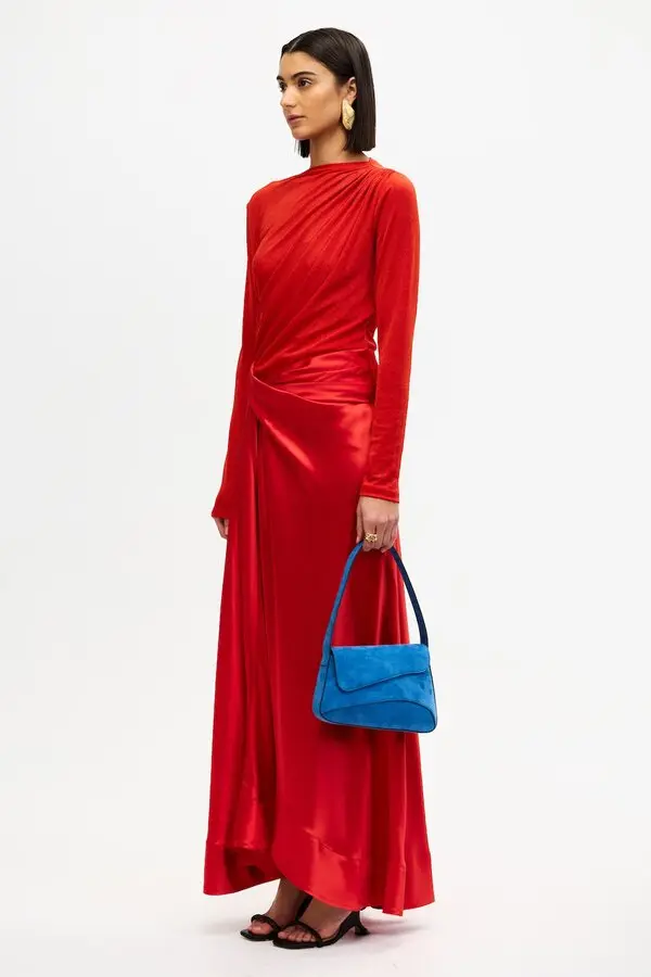 Acler Hertfordshire Maxi Dress - Cherry