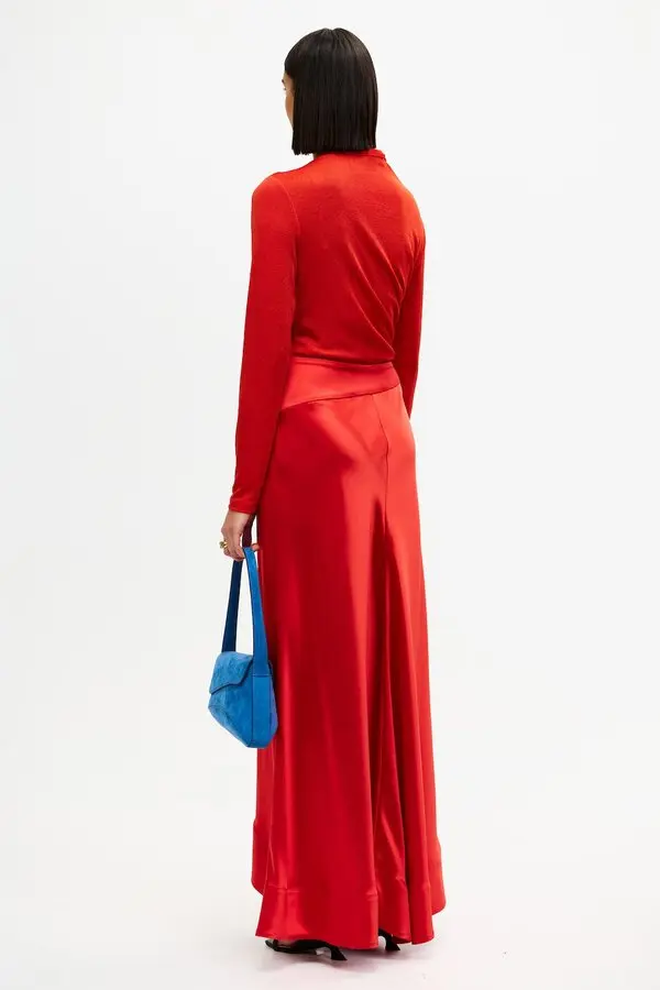 Acler Hertfordshire Maxi Dress - Cherry