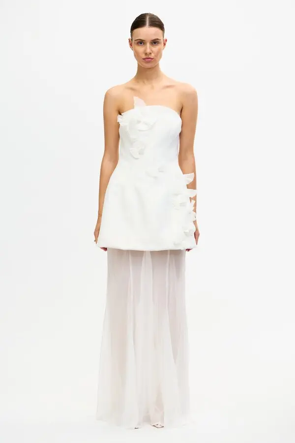 Acler Culloden Maxi Dress - Ivory