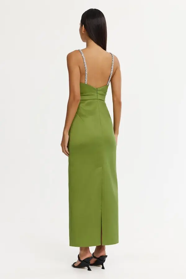 Acler Astonhall Maxi Dress - Basil Green