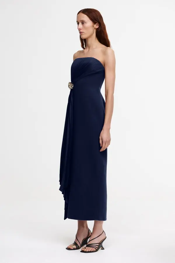 Acler Whitnell Midi Dress - Navy