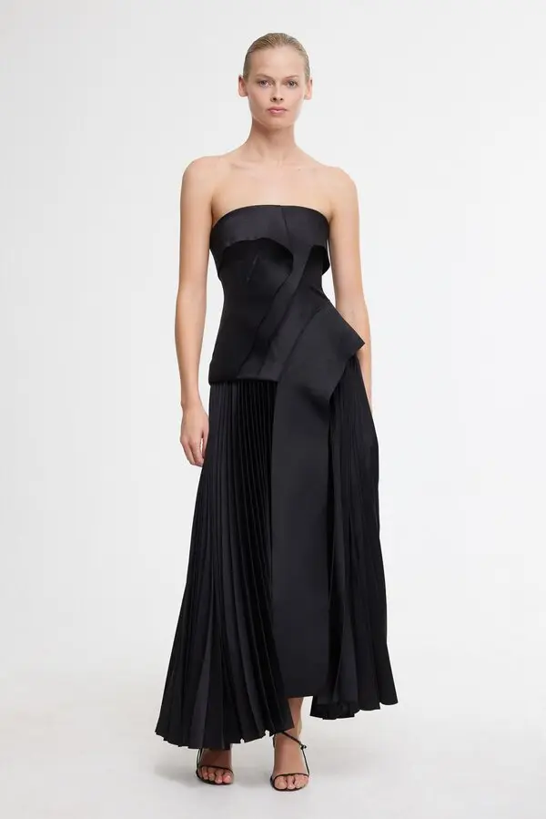 Acler Hammil Midi Dress - Black