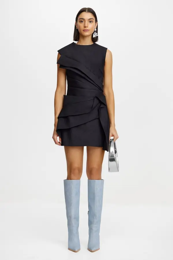 Acler Kenley Mini Dress - Black