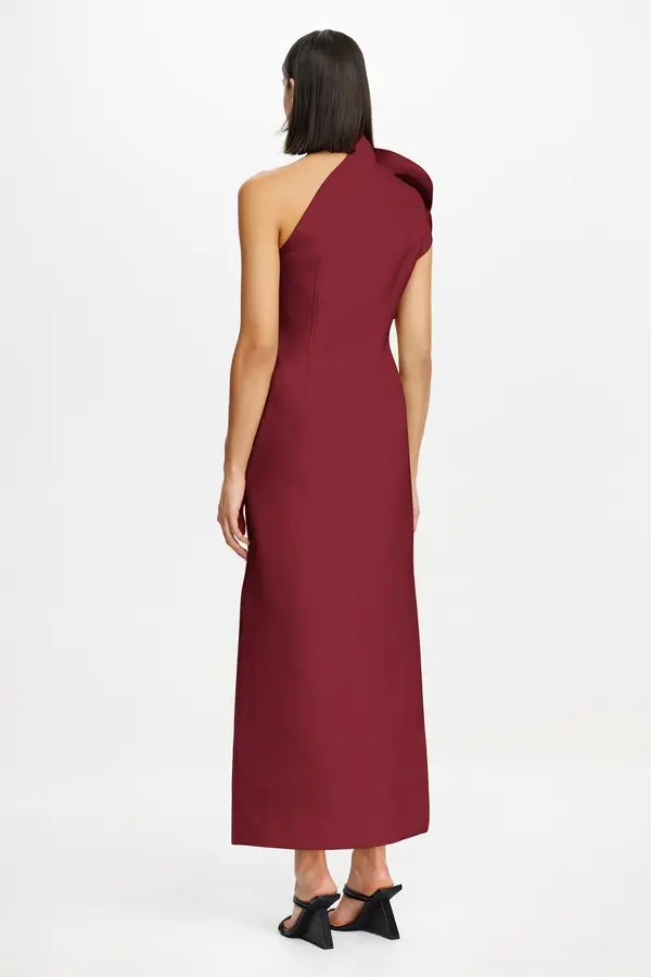 Acler Hawkley Midi Dress - Bordeaux