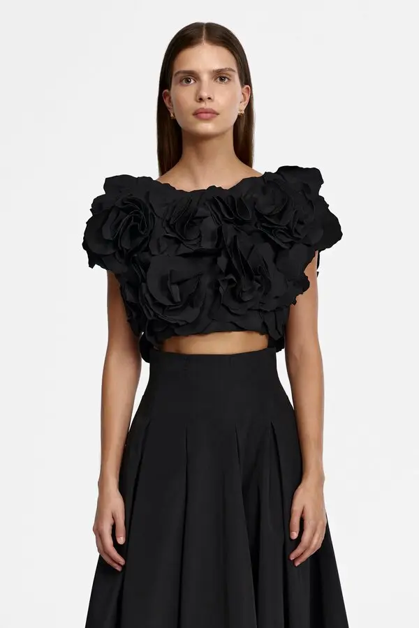 Acler Jackhill Top - Black