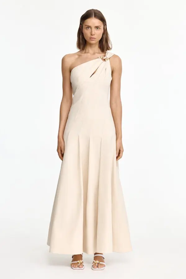 Acler Delgate Maxi Dress - Pebble