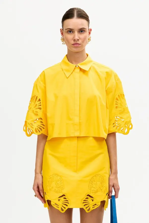 Acler Blairhall Top - Daffodil