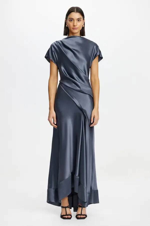Acler Glatton Maxi Dress - Slate