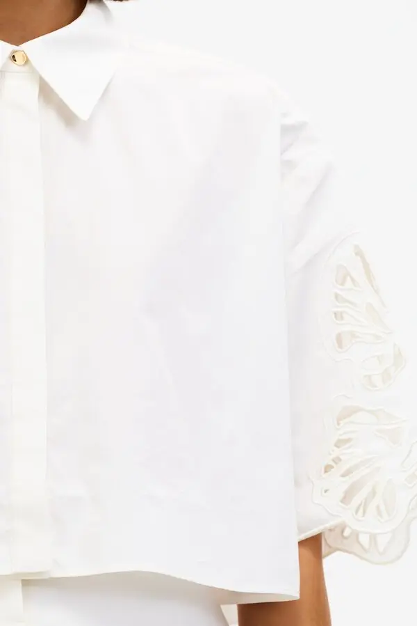 Acler Blairhall Cropped Shirt