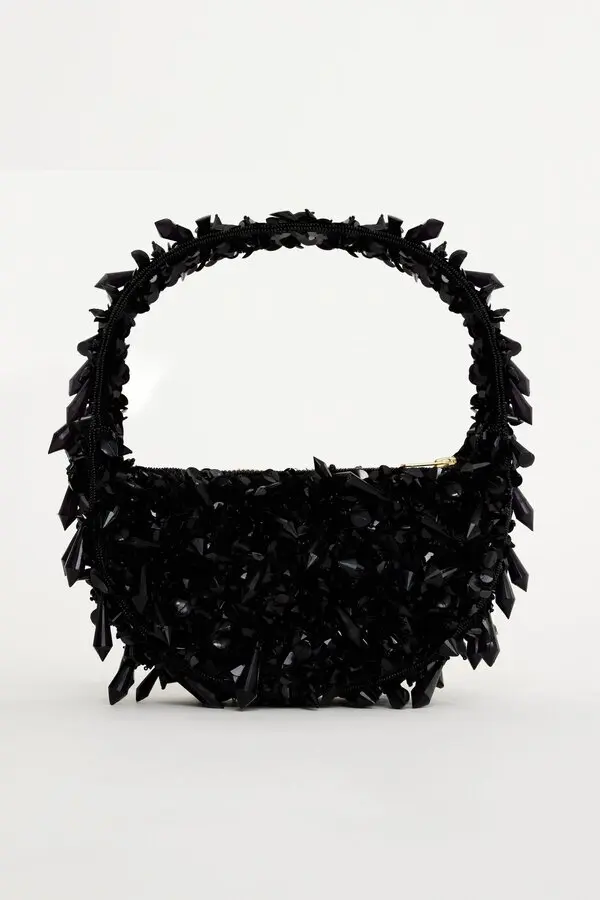 Acler Crystal Birch Bag - Black