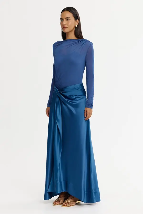 Acler Hertfordshire Maxi Dress - Deep Sapphire
