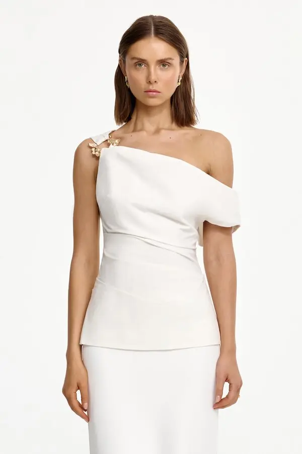 Acler Kellas Top - Ivory