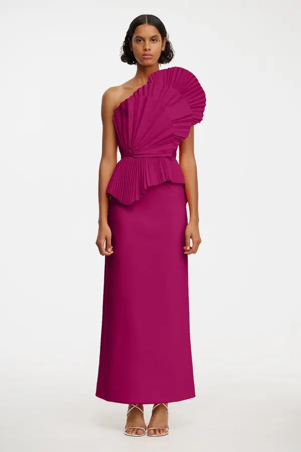 Acler Balderstone Skirt - Iris