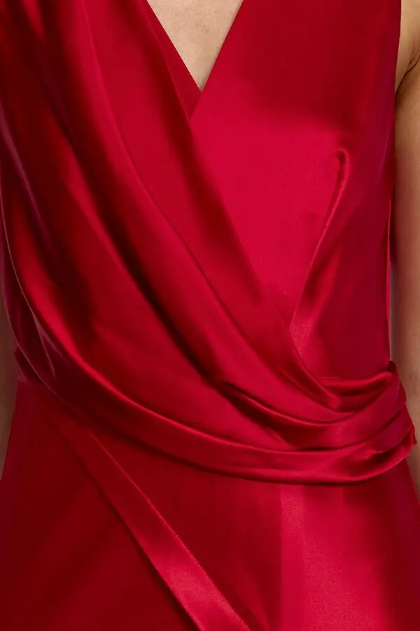 Acler Eastoncroft Maxi Dress - Garnet