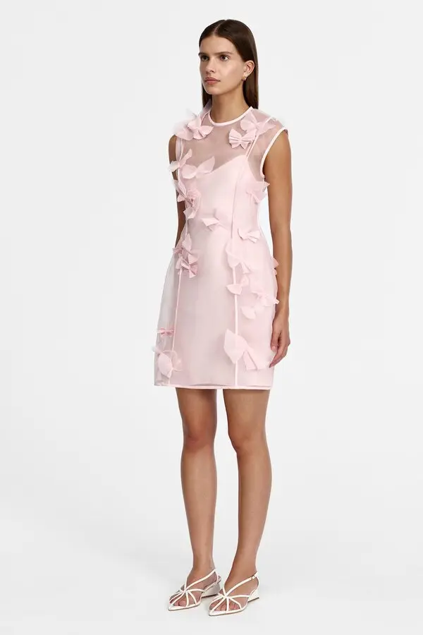 Acler Croanford Mini Dress With Appliqués - Primrose