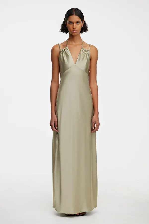 Acler Woodlake Maxi Dress - Stone