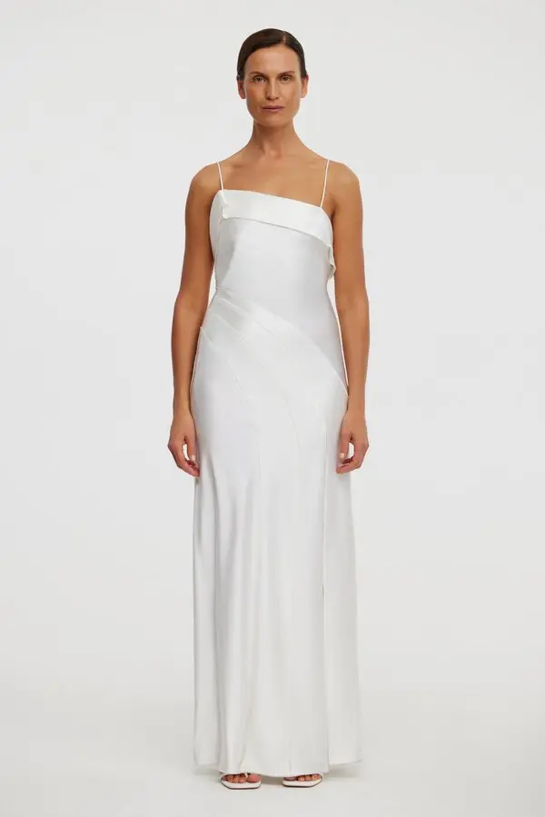 Acler Zetland Maxi Dress - Ivory