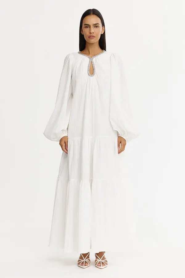 Acler Viola Maxi Dress - Ivory