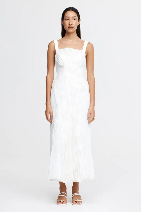 Acler Wigbeth Midi Dress - Ivory