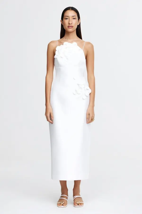 Acler Bilston Midi Dress - Ivory