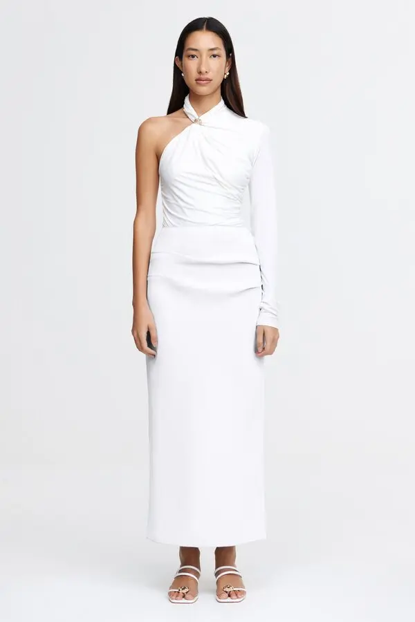 Acler Normanhill Midi Pencil Skirt - Ivory
