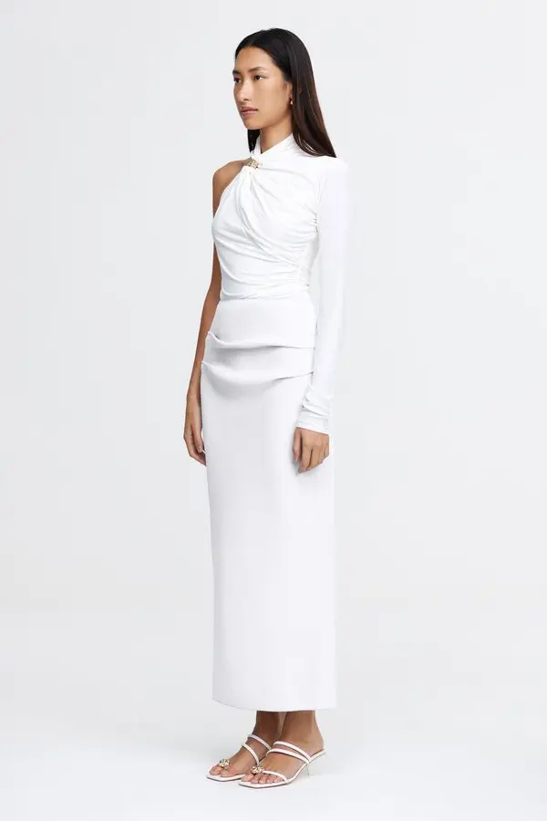 Acler Normanhill Midi Pencil Skirt - Ivory