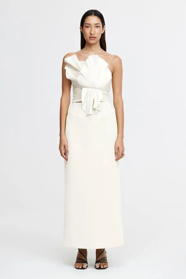 Acler Balderstone Skirt - Pearl