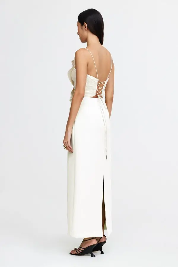 Acler Balderstone Skirt - Pearl