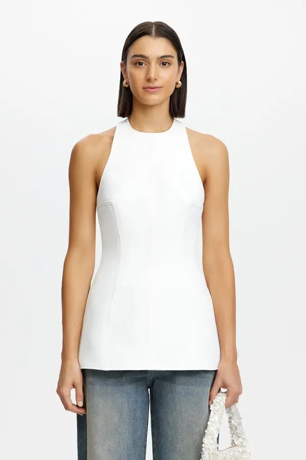 Acler Hawick Top - Ivory