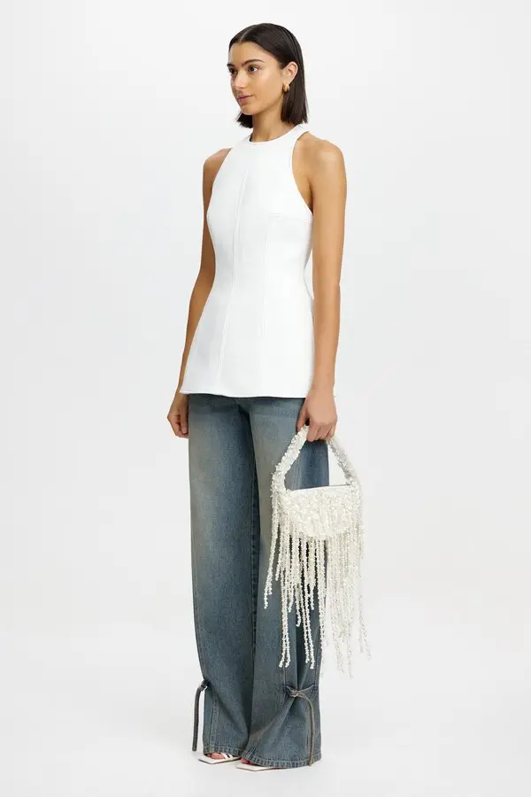 Acler Hawick Top - Ivory